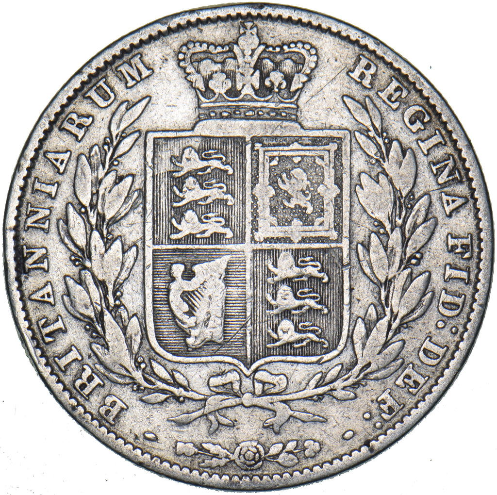 1850 Halfcrown - Victoria British Silver Coin – The Coin King