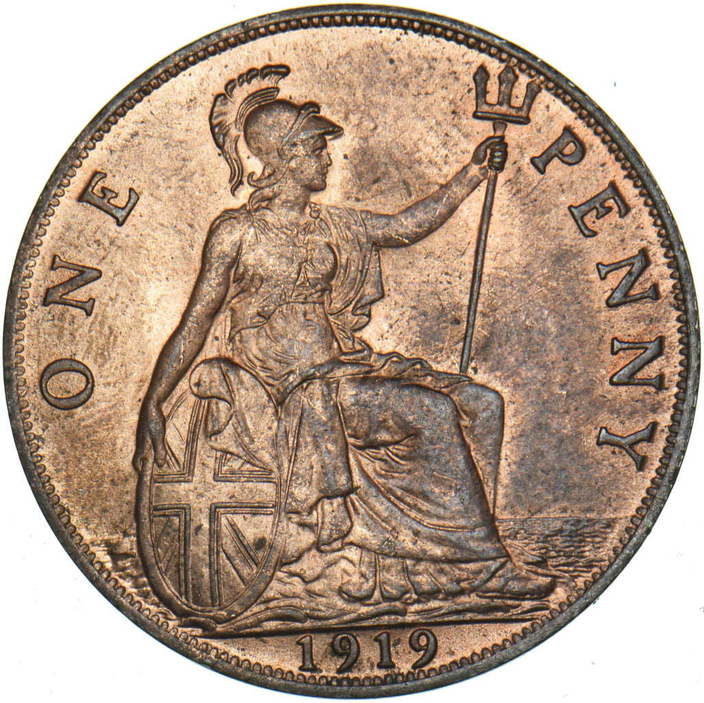 1919 Penny - George V British Bronze Coin - Superb – The Coin King