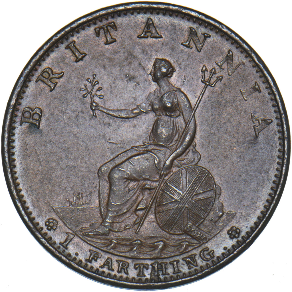 1799 Farthing - George III British Copper Coin - Very Nice – The Coin King