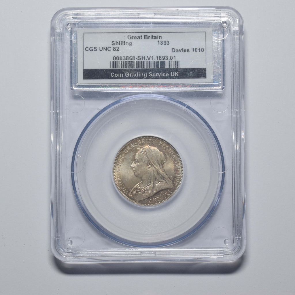 1893 Shilling (CGS UNC 82) - Victoria British Silver Coin - Superb ...