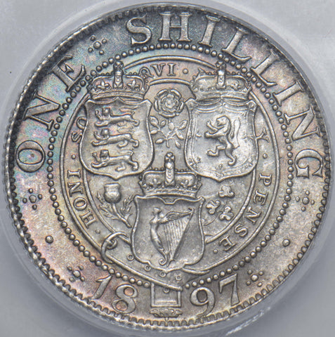 1897 Shilling (CGS UNC 80) - Victoria British Silver Coin - Superb ...