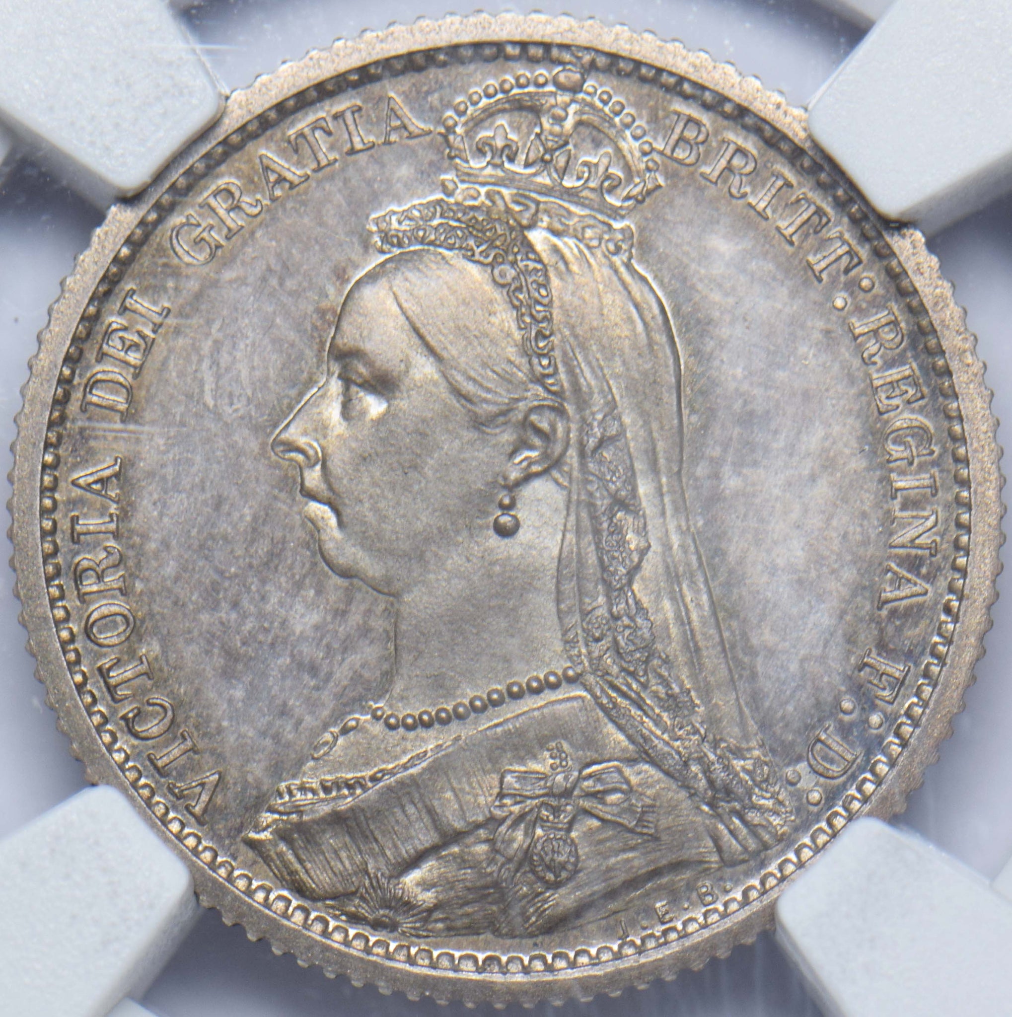 1887 Proof Sixpence (NGC PF 64) - Victoria British Silver Coin - Super ...
