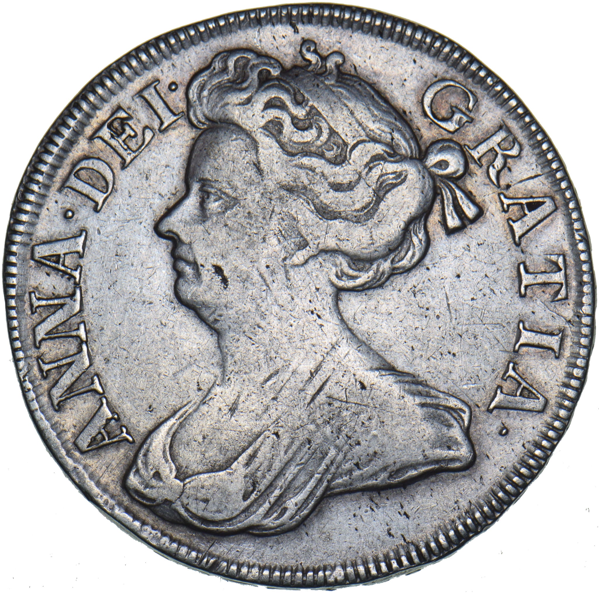 1714 Halfcrown - Anne British Silver Coin - Nice – The Coin King
