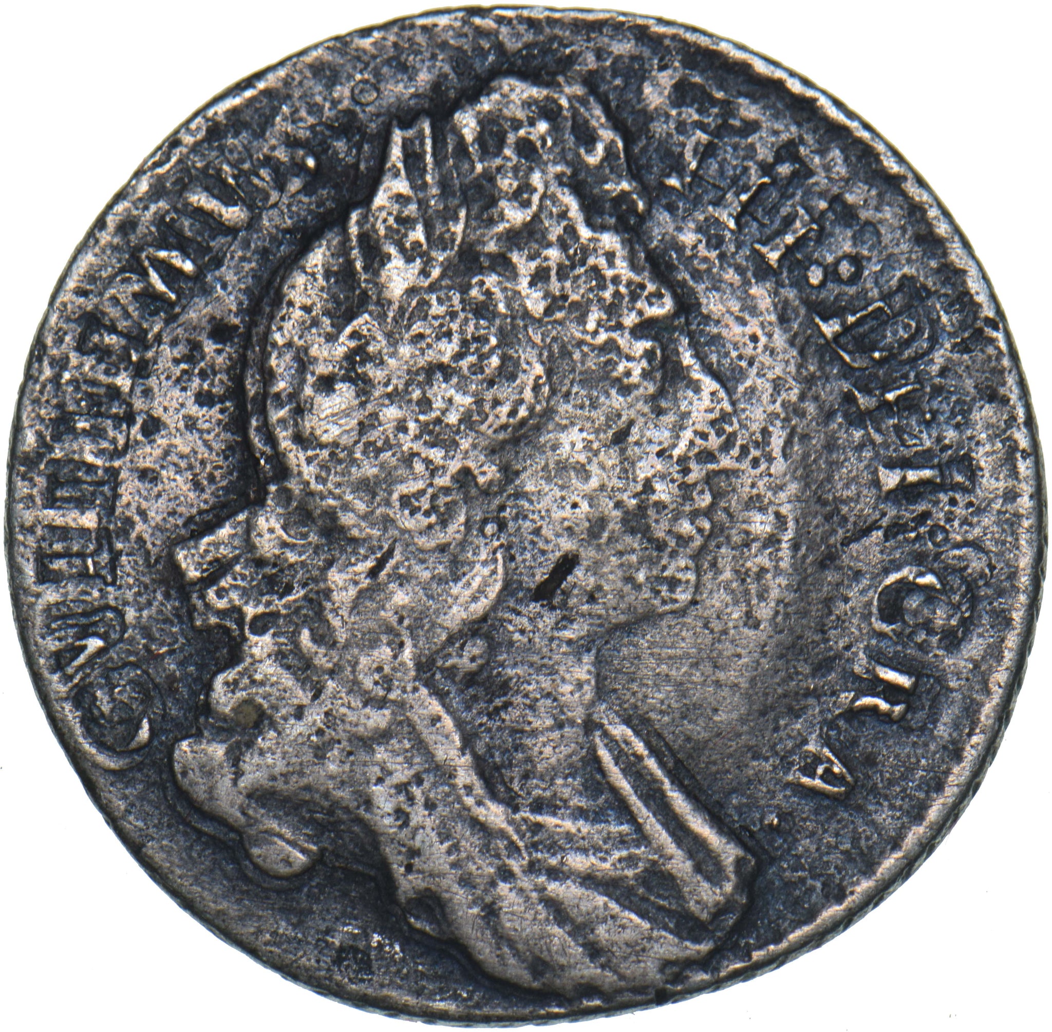 1697 Sixpence - William III British Silver Coin – The Coin King