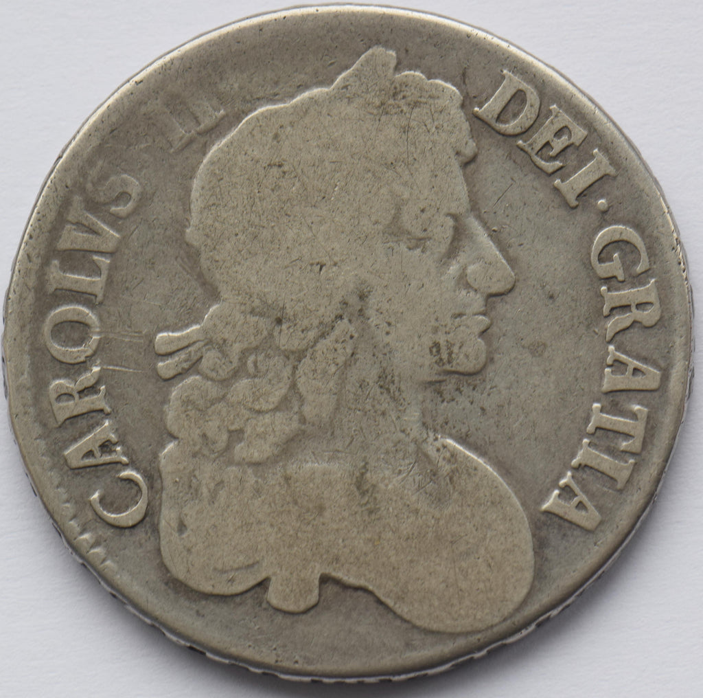1679 Crown (3rd Bust) - Charles II British Silver Coin – The Coin King