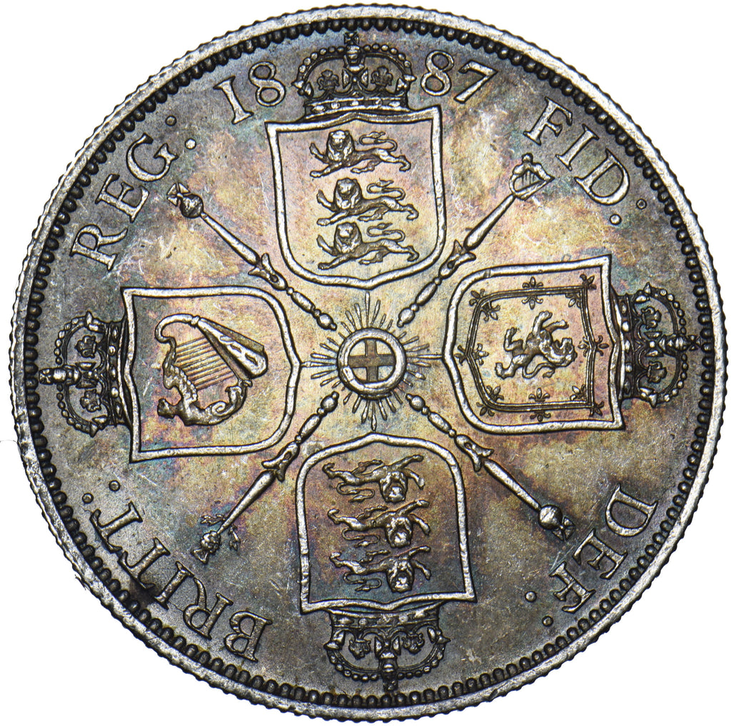 1887 Florin - Victoria British Silver Coin - Superb – The Coin King