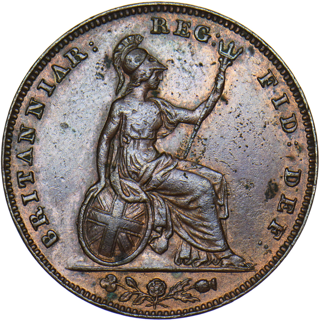 1849 Farthing - Victoria British Copper Coin - Very Nice – The Coin King